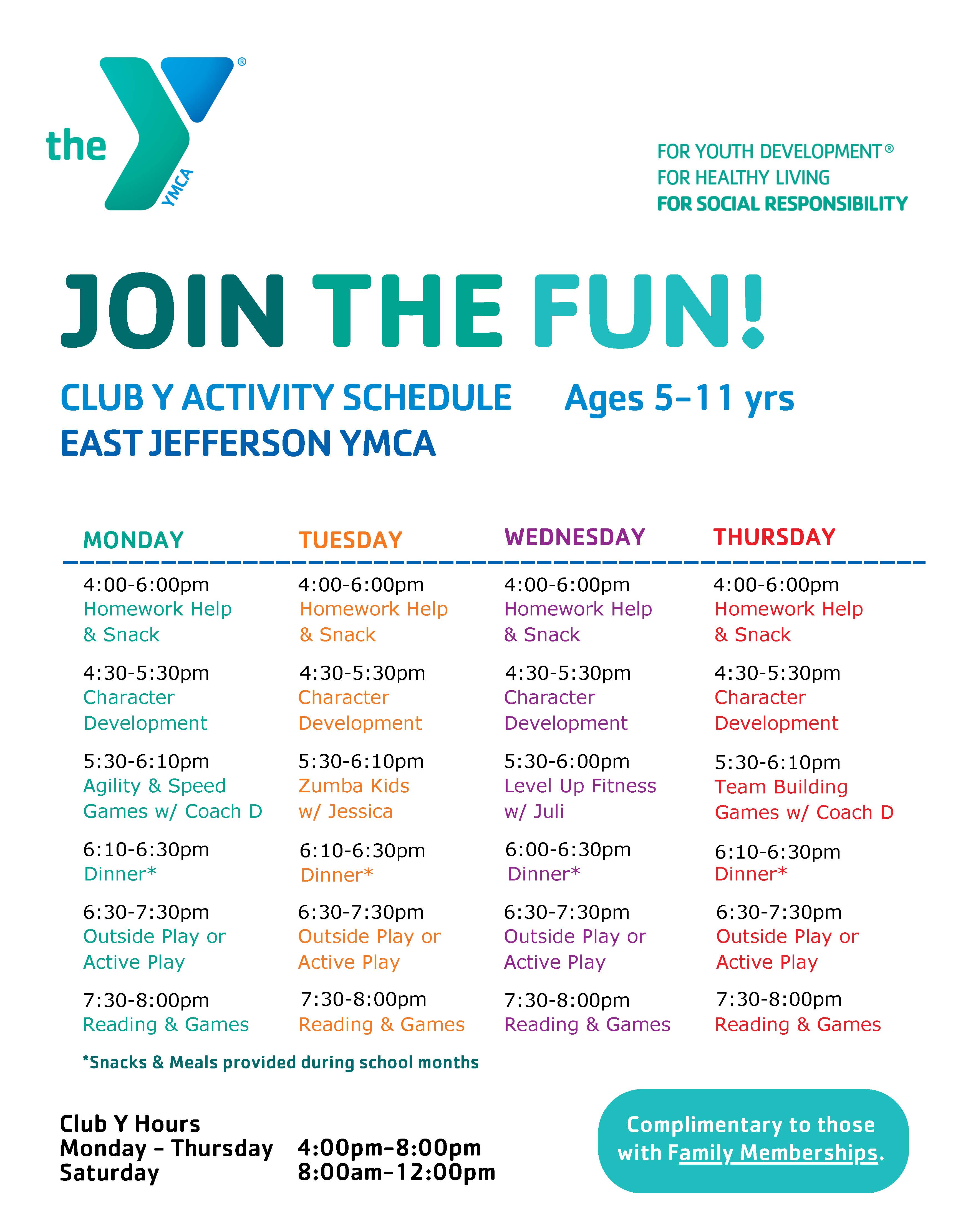 Childcare and Youth Programs - YMCA of Greater New Orleans